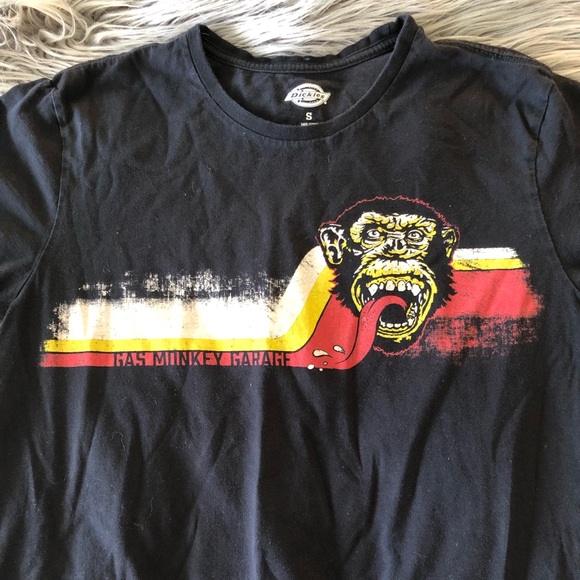 Dickies | Shirts | Dickies Gas Monkey Garage Black Graphic Tshirt Size ...